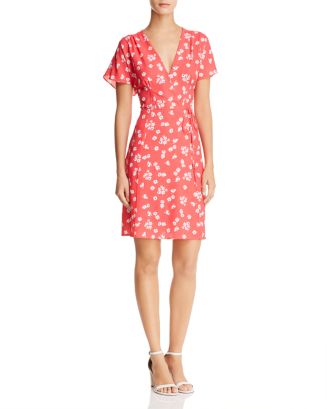 FRENCH CONNECTION Frances Faux-Wrap Floral Dress | Bloomingdale's