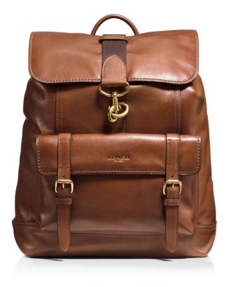 COACH Bleecker Leather Backpack | Bloomingdale's