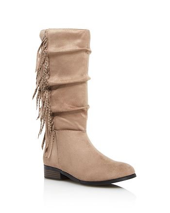 STEVE MADDEN Girls' JFringely Slouch Boots - Little Kid, Big Kid ...