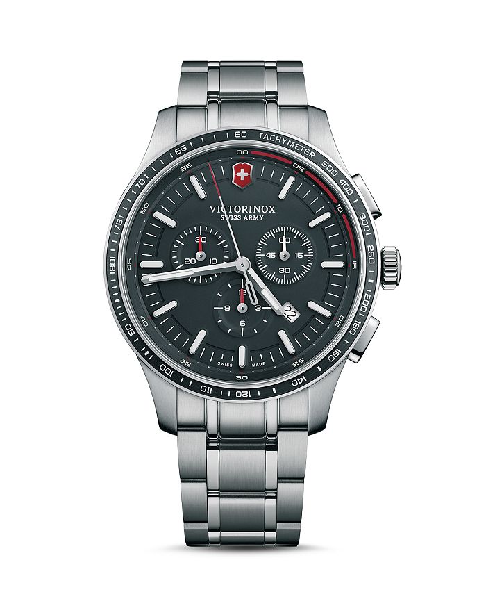 Victorinox Swiss Army Alliance Stainless Steel Sport Chronograph, 44mm ...