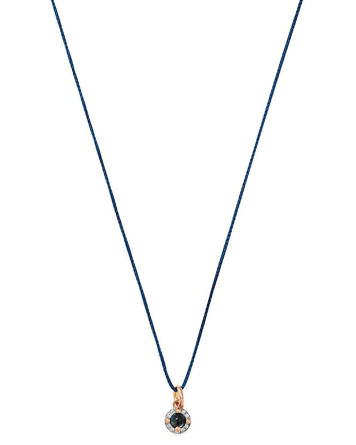 Pomellato 18K Rose Gold M'ama non M'ama London Blue Topaz & Diamond ...