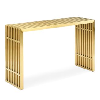 Modway Gridiron Stainless Steel Console Table | Bloomingdale's