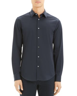 Click here for Theory Sylvain Shirt in Structure Knit prices