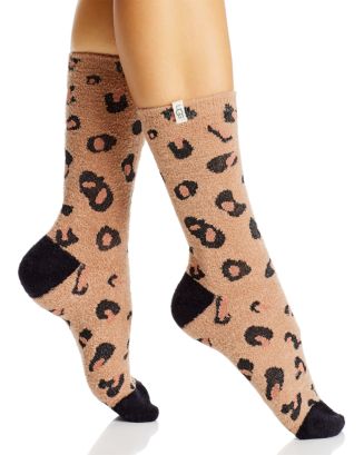 UGG® Leslie Fuzzy Crew Socks | Bloomingdale's