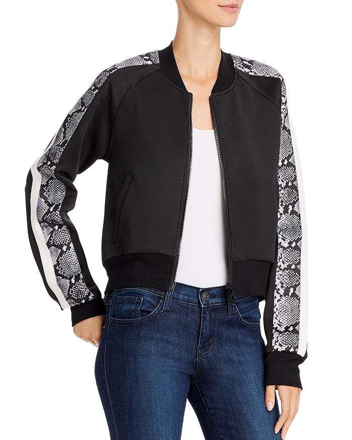 PAM & GELA Snake Stripe Track Jacket | Bloomingdale's