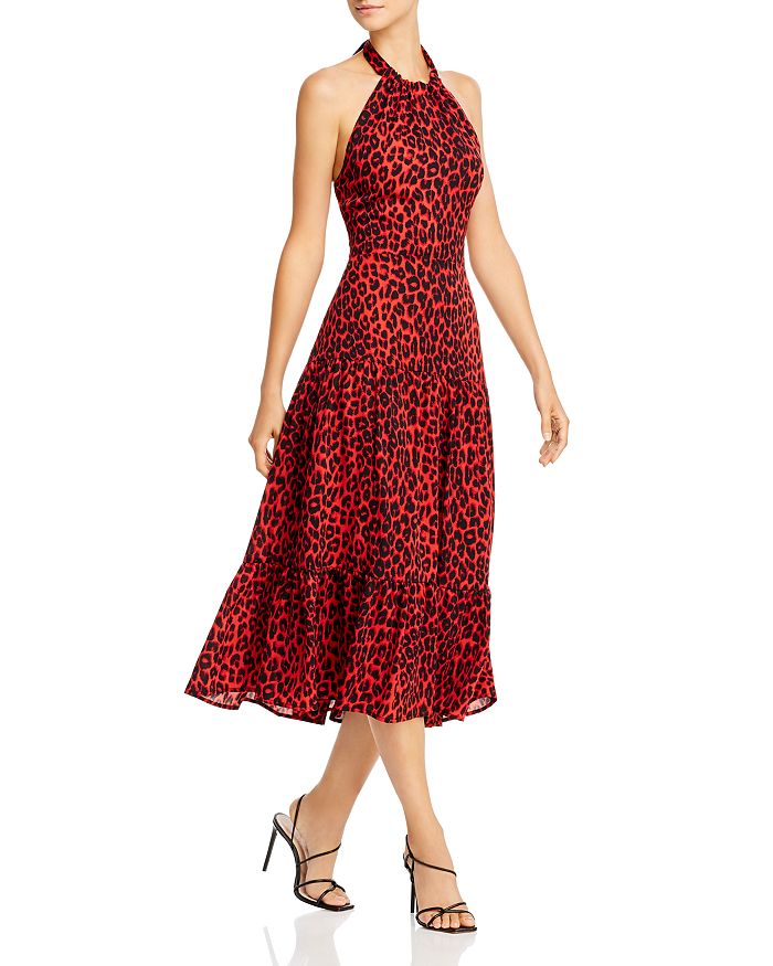 Sam Edelman Leopard Print Halter Dress | Bloomingdale's