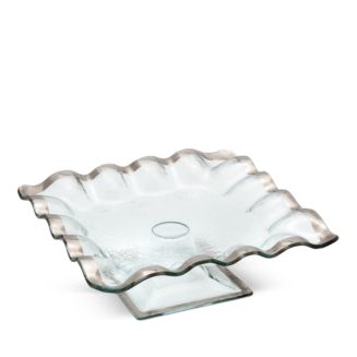 Annieglass Ruffled-Square Cake Stand | Bloomingdale's