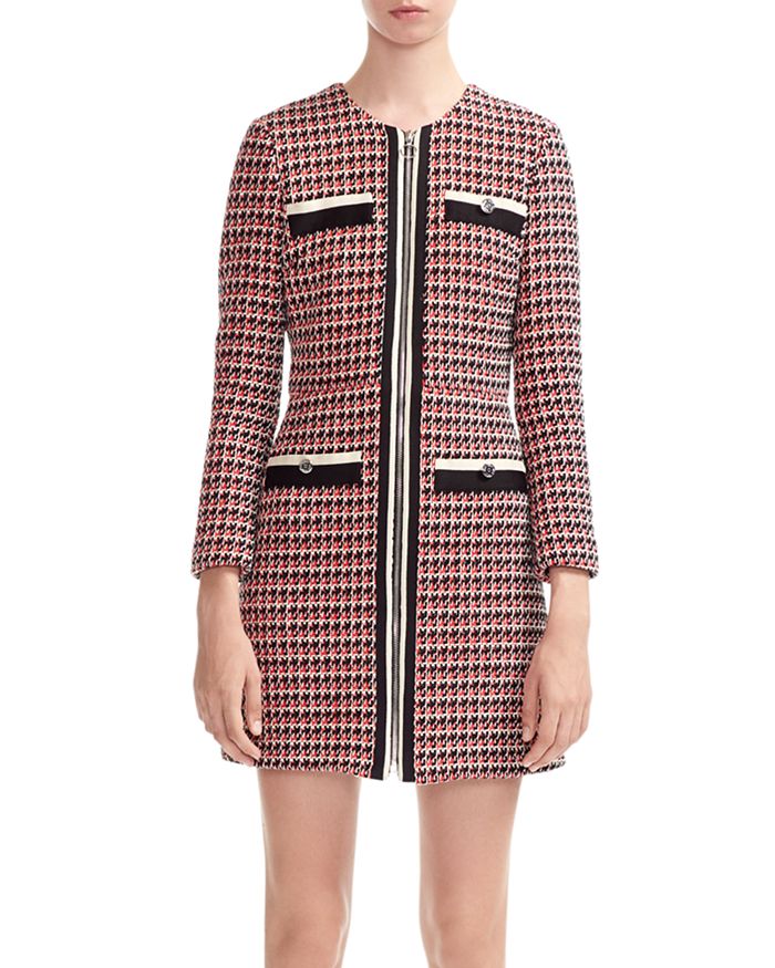 Maje Romane Tweed Mini Dress | Bloomingdale's