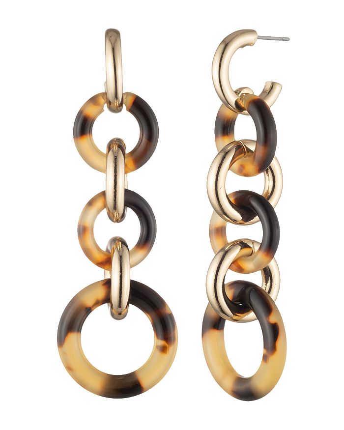 Ralph Lauren Circle Link Linear Earrings | Bloomingdale's