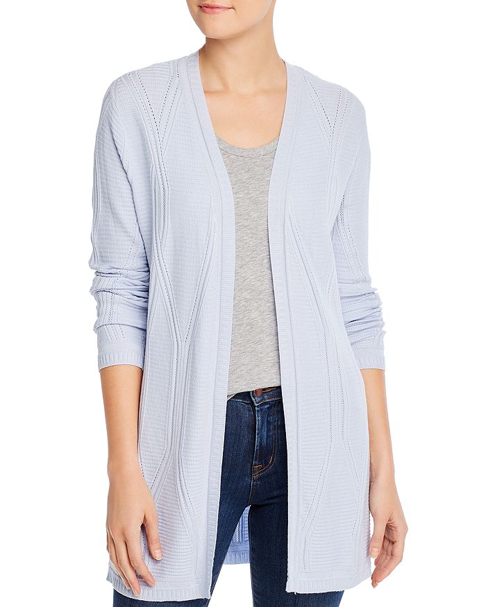 Calvin Klein Open-Front Pointelle Detail Cardigan | Bloomingdale's