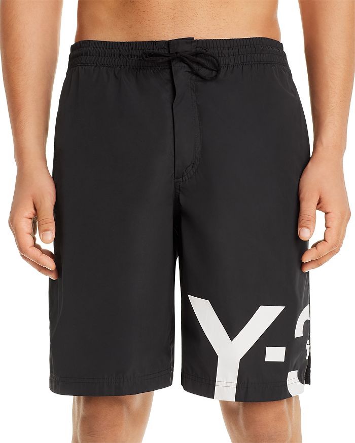 Y-3 Large Logo Swim Trunks | Bloomingdale's