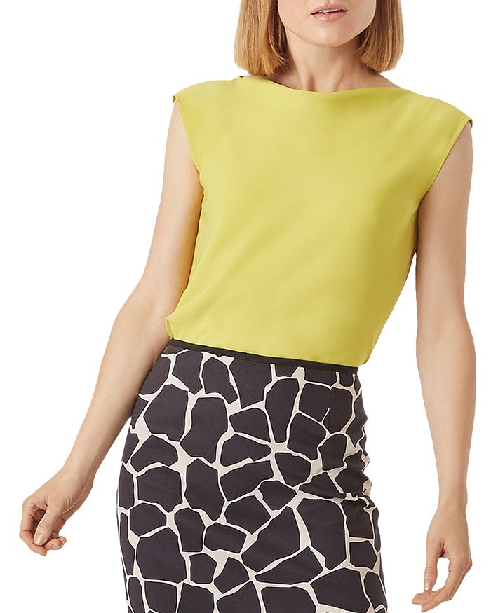 HOBBS LONDON Alyssa Cap-Sleeve Top | Bloomingdale's