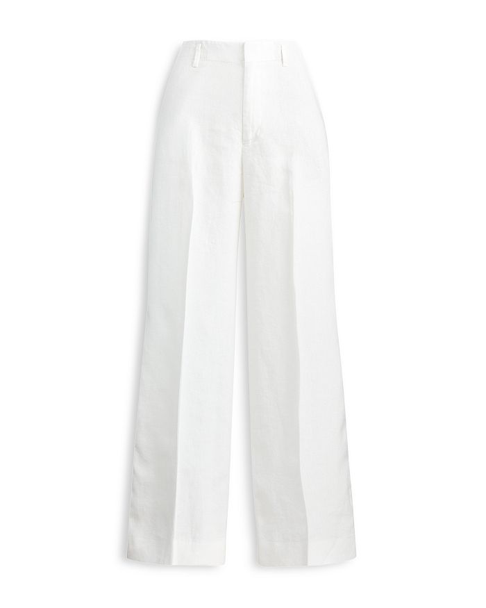 Ralph Lauren Linen Wide-Leg Pants | Bloomingdale's