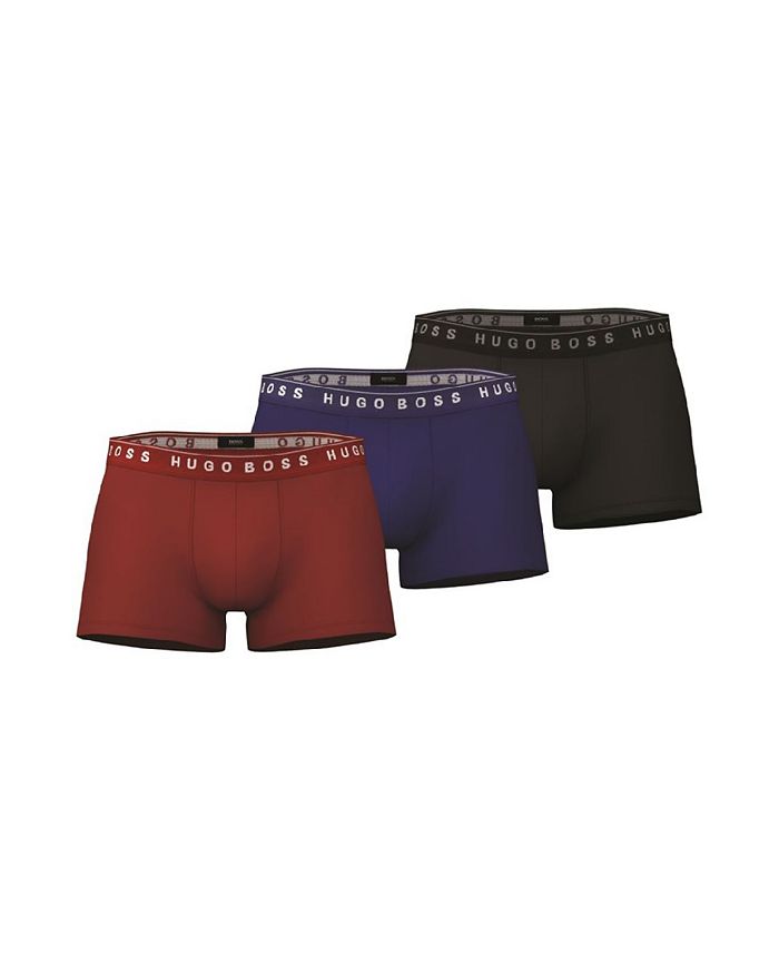 BOSS Logo Trunks, Pack of 3 | Bloomingdale's