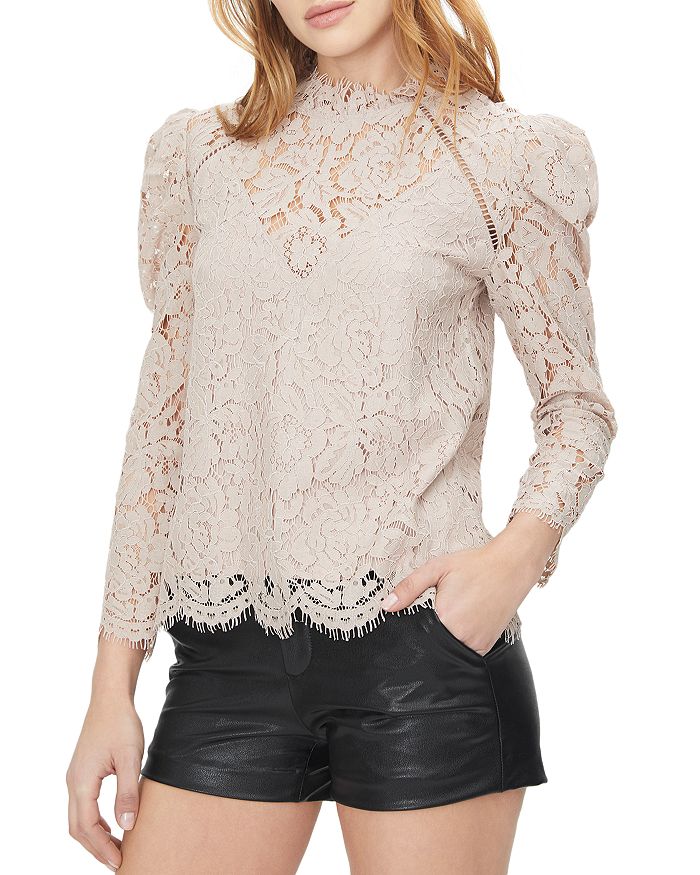 Generation Love Bianca Puff Sleeve Lace Top | Bloomingdale's