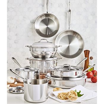 All-Clad Stainless Steel 14-Piece Cookware Set | Bloomingdale's