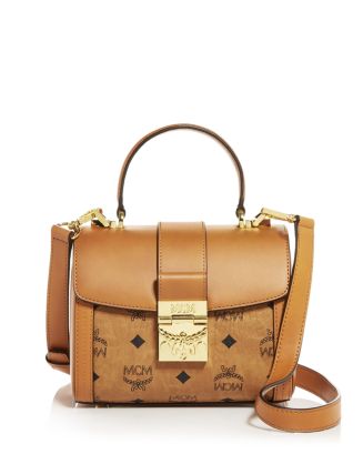 MCM Tracy Visetos Small Satchel | Bloomingdale's