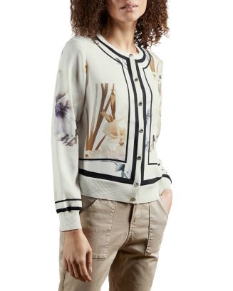 Ted Baker Vanilla Printed Cardigan | Bloomingdale's