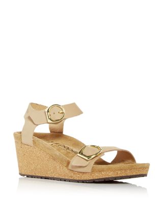 Click here for Birkenstock Womens Papillio Soley Buckle Wedge San... prices