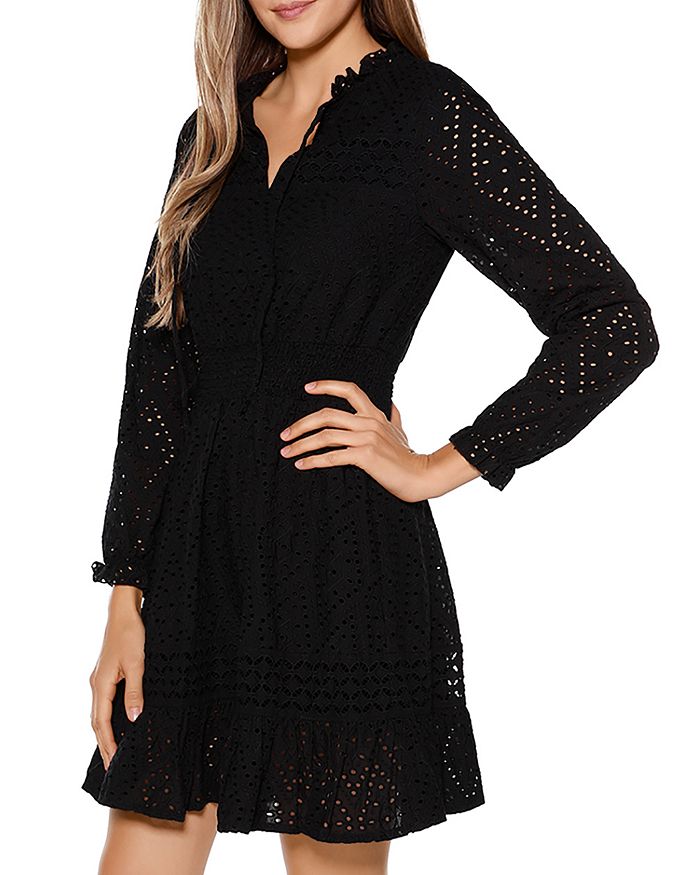 Belldini Eyelet Ruffled Dress | Bloomingdale's