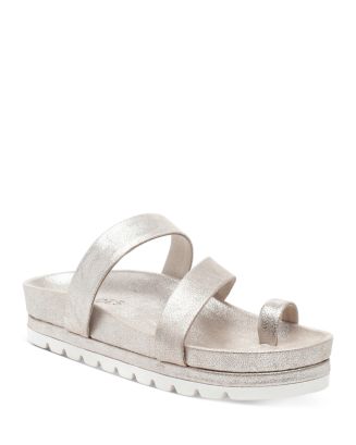 J/Slides Women's Roper Double Strap Platform Slide Sandals | Bloomingdale's
