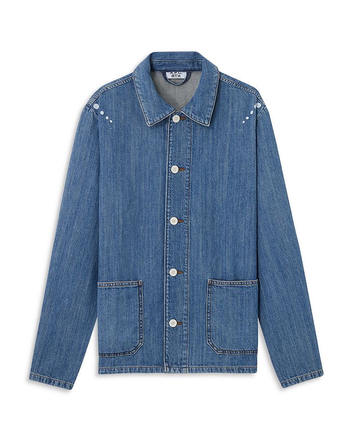 A.P.C. x RTH Veste Stenciled Denim Shirt | Bloomingdale's