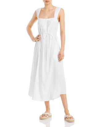 Vince Poet Strap Belted Midi Dress | Bloomingdale's