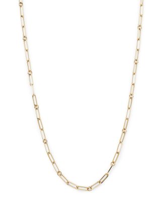 Click here for Roberto Coin 18K Yellow Gold Paperclip Link Chain... prices