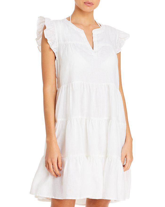 Roller Rabbit Pippa Tiered Swim Cover-Up Dress | Bloomingdale's