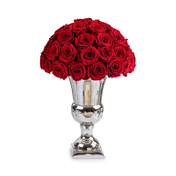 Rose Box NYC Platinum Silver Premium Half Ball of Roses | Bloomingdale's