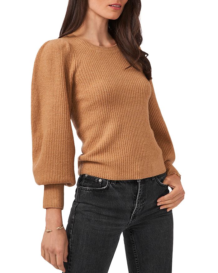 1.STATE Balloon Sleeve Crew Neck Sweater | Bloomingdale's