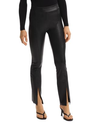 Commando Faux Leather Split Front Pants | Bloomingdale's