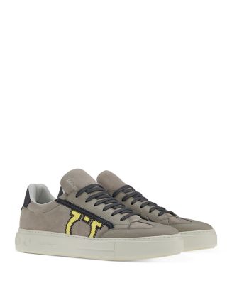 Salvatore Ferragamo Men's Borg 5 Leather Sneakers | Bloomingdale's