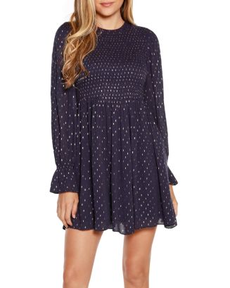 Belldini Foil Print A Line Dress | Bloomingdale's