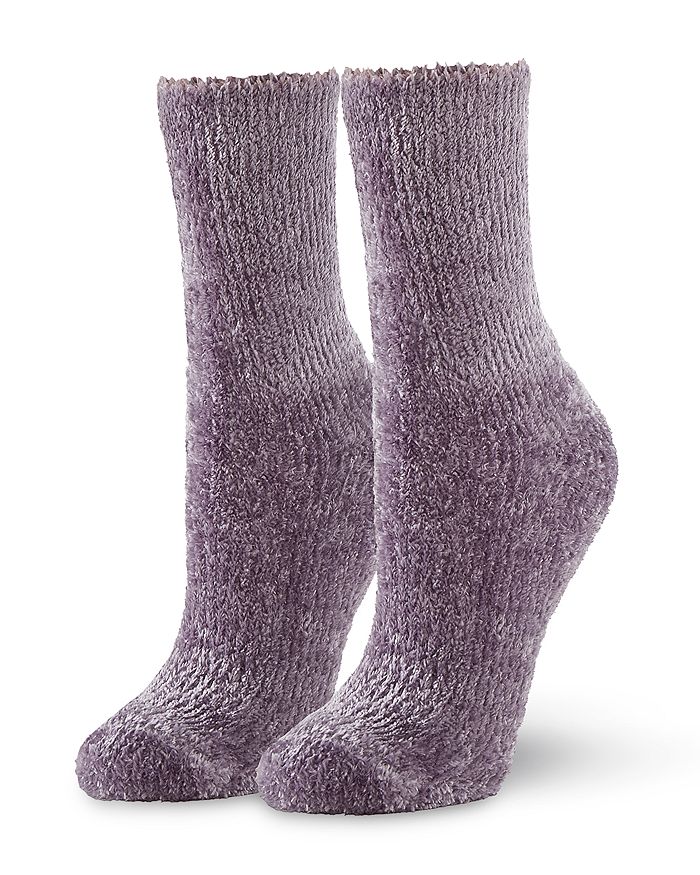 HUE Warm & Toasty Furry Socks | Bloomingdale's