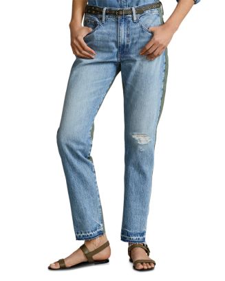 Ralph Lauren Cotton Colorblocked Jeans | Bloomingdale's