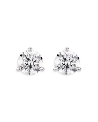 Lightbox Jewelry Lightbox Basics™ Lab-Grown White Diamond Stud Earrings ...