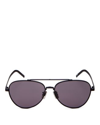 Givenchy Brow Bar Aviator Sunglasses, 56mm | Bloomingdale's