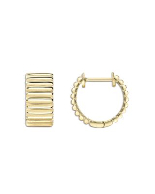 Click here for Zoe Lev 14K Yellow Gold Huggie Hoop Earrings prices