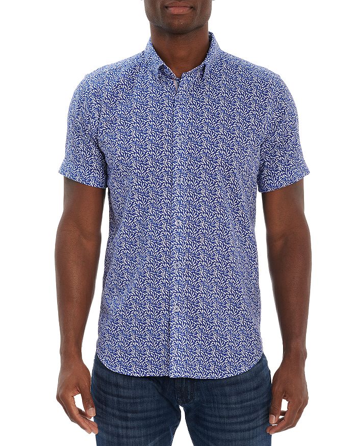 Robert Graham Ohana Cotton Short Sleeve Woven Shirt | Bloomingdale's