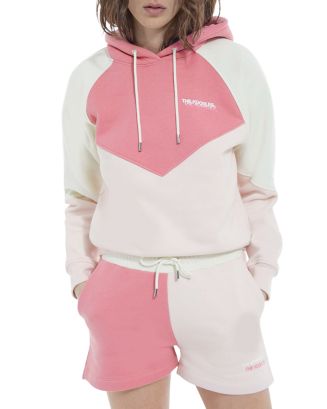 The Kooples Color Block Cropped Hoodie | Bloomingdale's