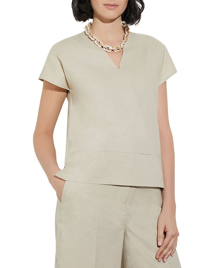 Misook Breathable Woven Tunic | Bloomingdale's