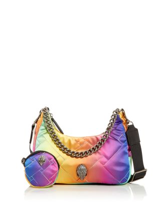 KURT GEIGER LONDON Quilted Rainbow Recycled Crossbody | Bloomingdale's ...