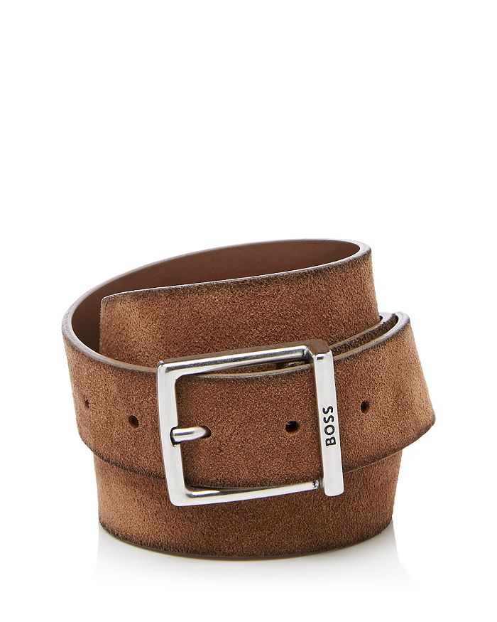 BOSS Hugo Boss Men's Rudy Suede Belt Belt | Bloomingdale's
