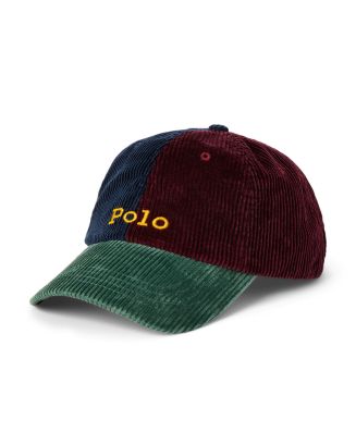 Polo Ralph Lauren Corduroy Colorblocked Logo Baseball Hat | Bloomingdale's