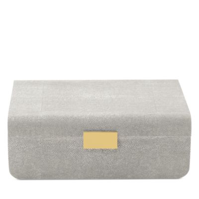 Click here for Aerin Modern Shagreen Large Jewelry Box prices
