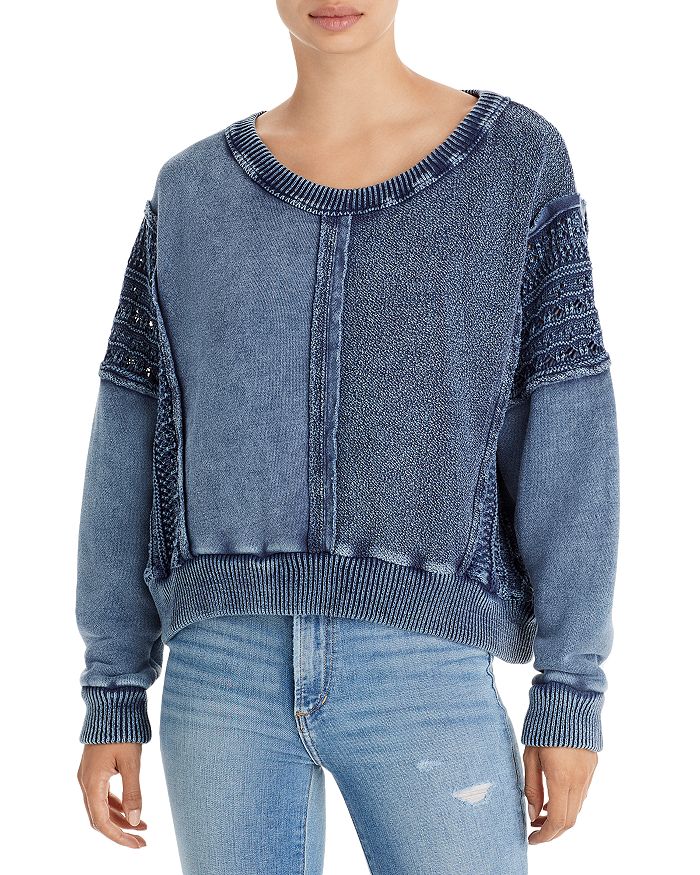 Vintage Havana Cotton Textured Sweatshirt | Bloomingdale's