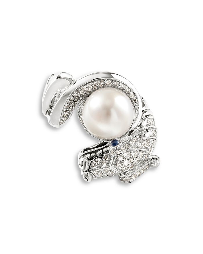 JOHN HARDY Sterling Silver Legends Naga Blue Sapphire, Cultured Pearl ...