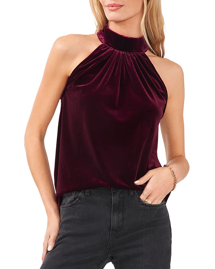 1.STATE Halter Tie Back Top | Bloomingdale's