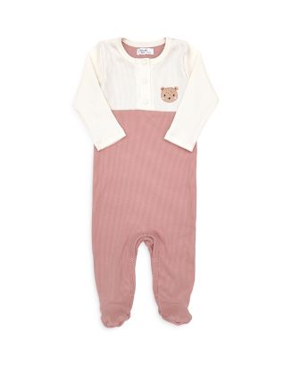 Tun Tun Unisex Bear Embroidered Footie - Baby | Bloomingdale's